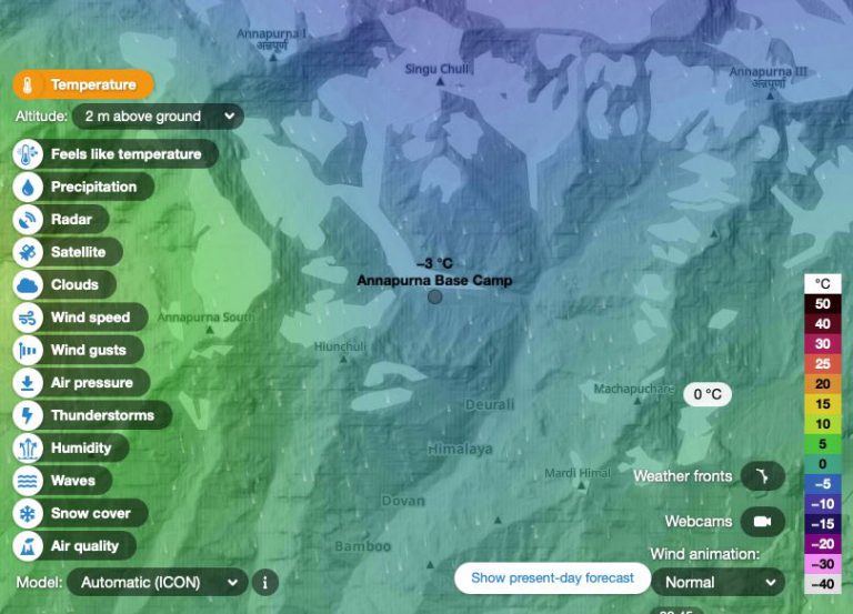 Annapurna Base Camp Trek in April: Weather and Temperature